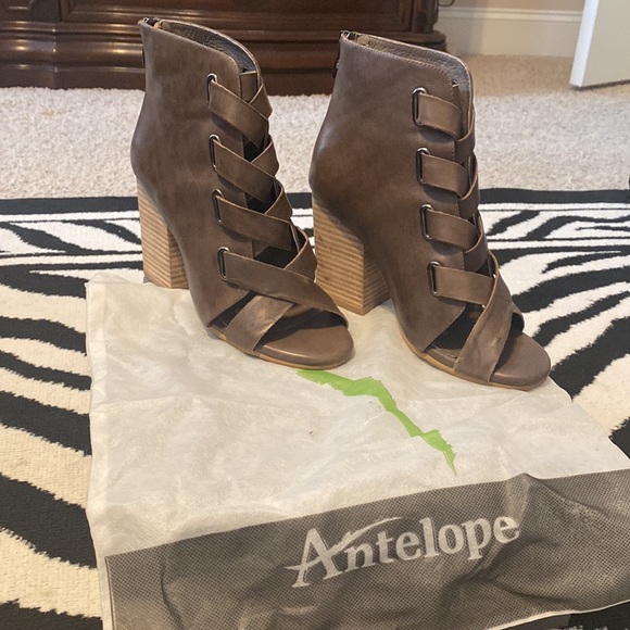Antelope | Shoes | Antelope Leather Bootie | Poshmark
